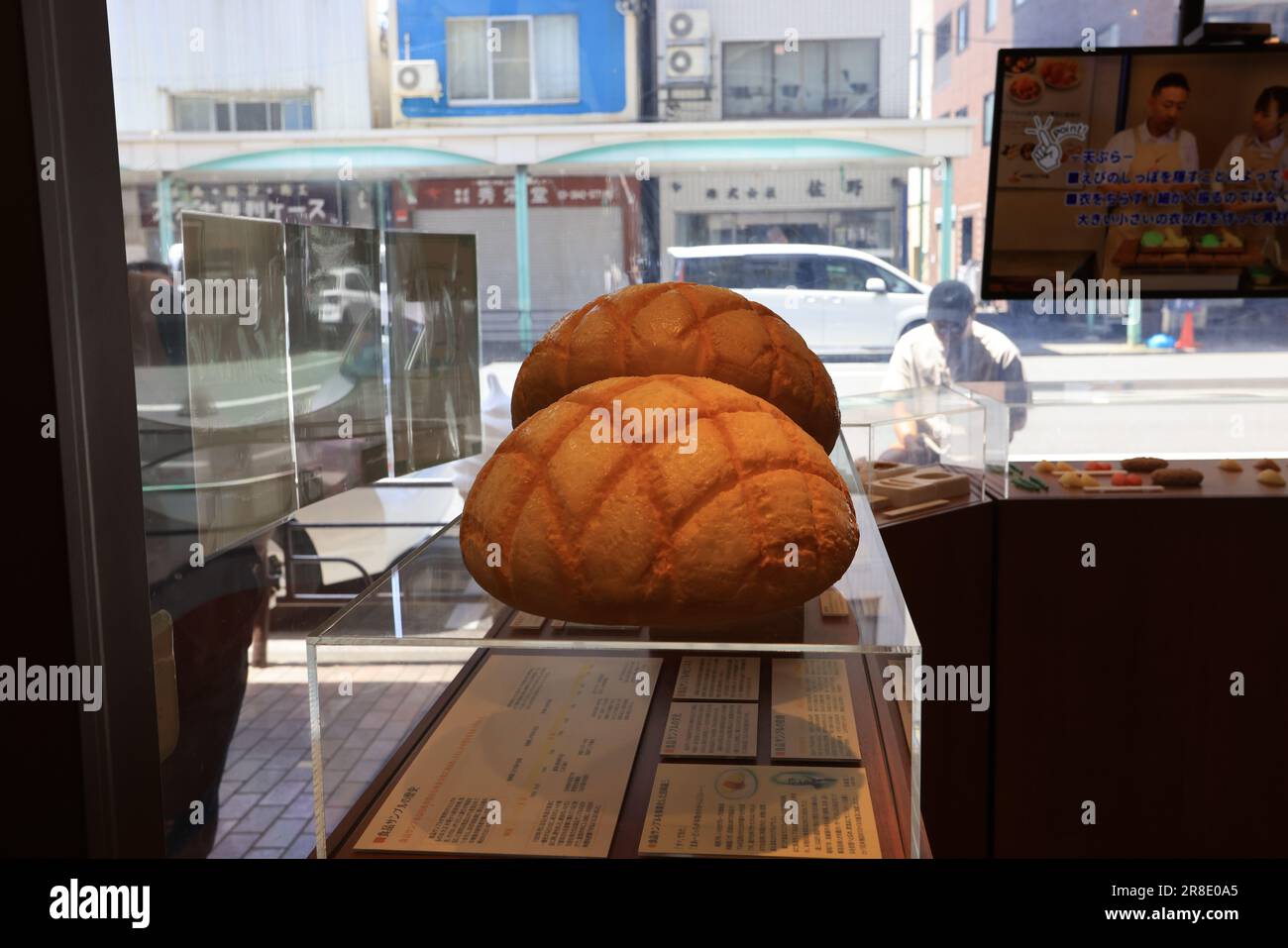 Tokyo, May 3 2022: food model or so called Shokuhin Sampuru in ...