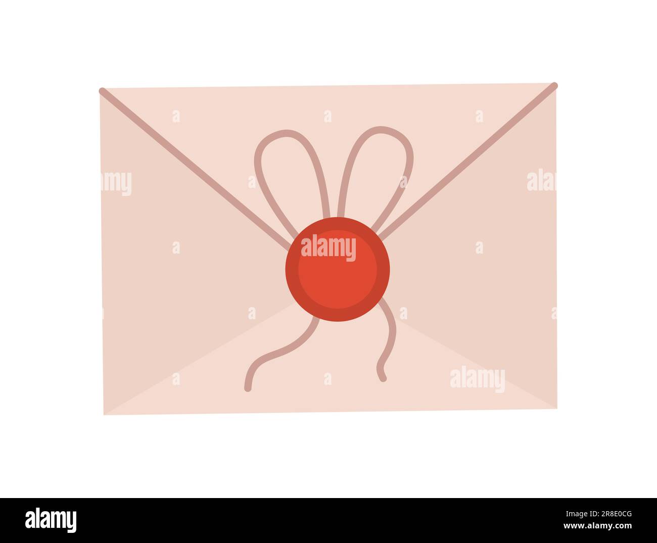 Cute white envelope vector concept Stock Vector Image & Art - Alamy