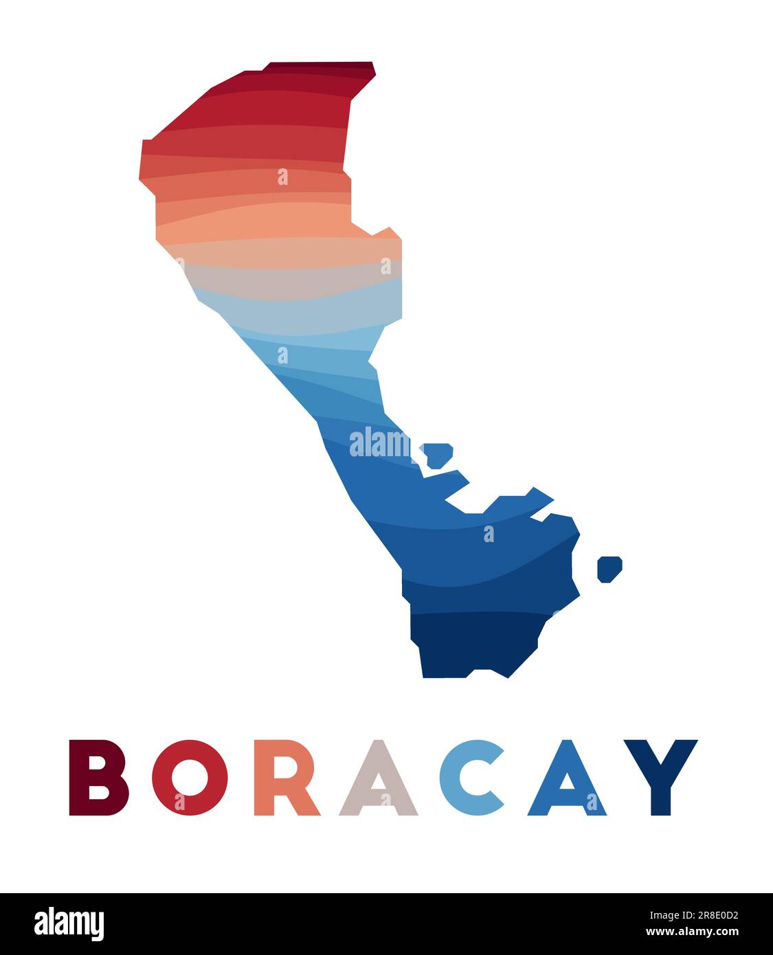 Boracay landscape Stock Vector Images - Alamy