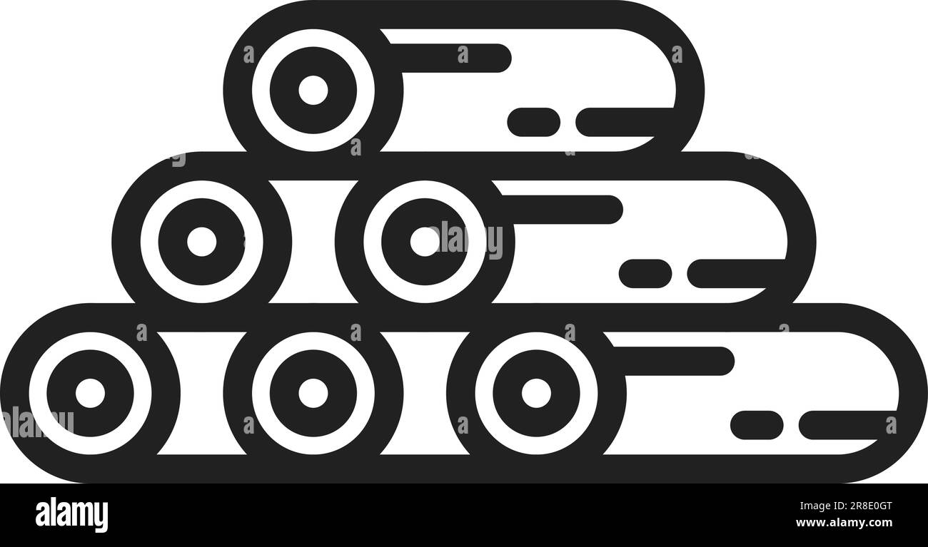 Deforestation concept icon Stock Vector Images - Alamy