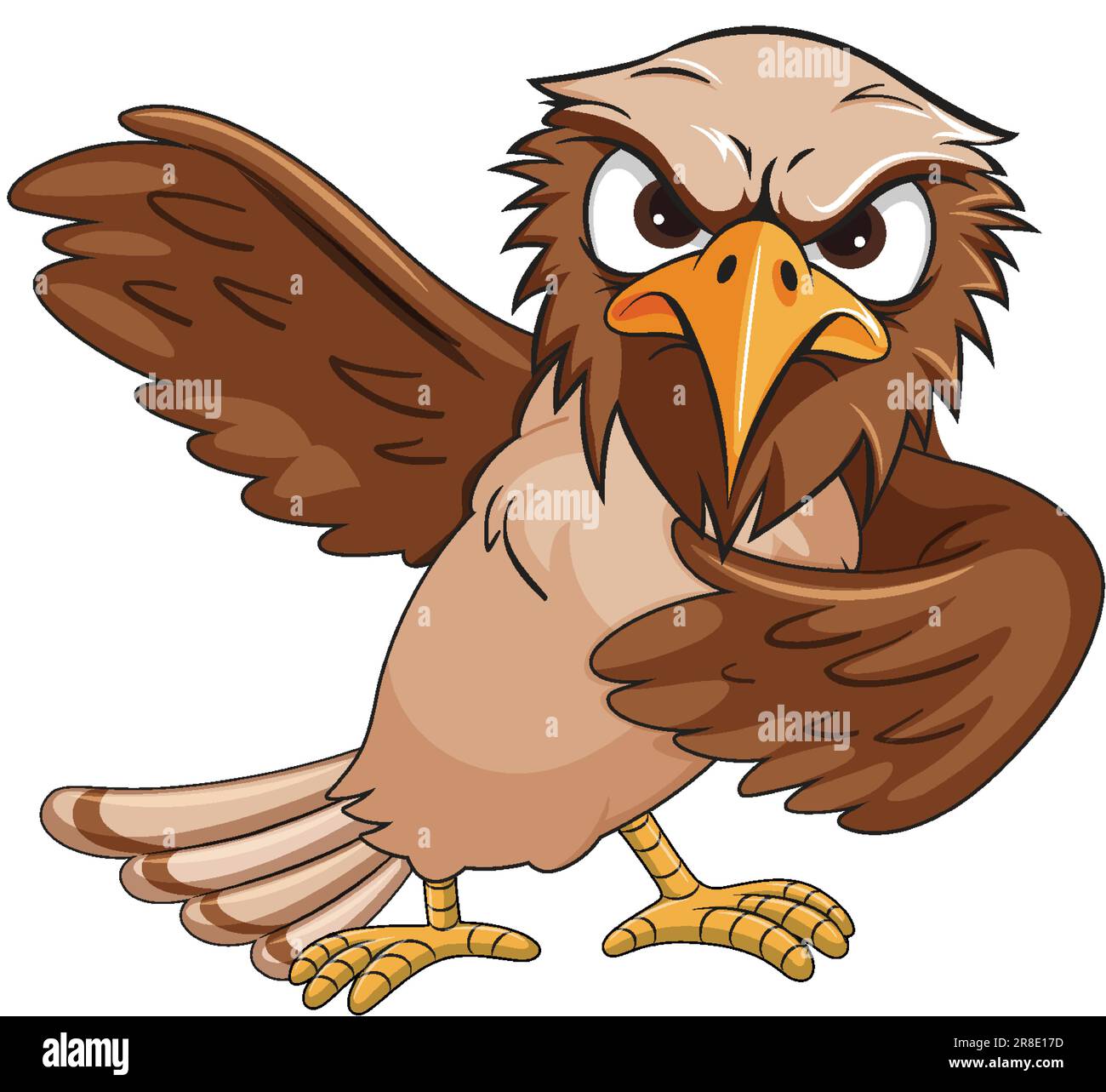 Dabbing Owl Bird Cartoon Character illustration Stock Vector Image ...