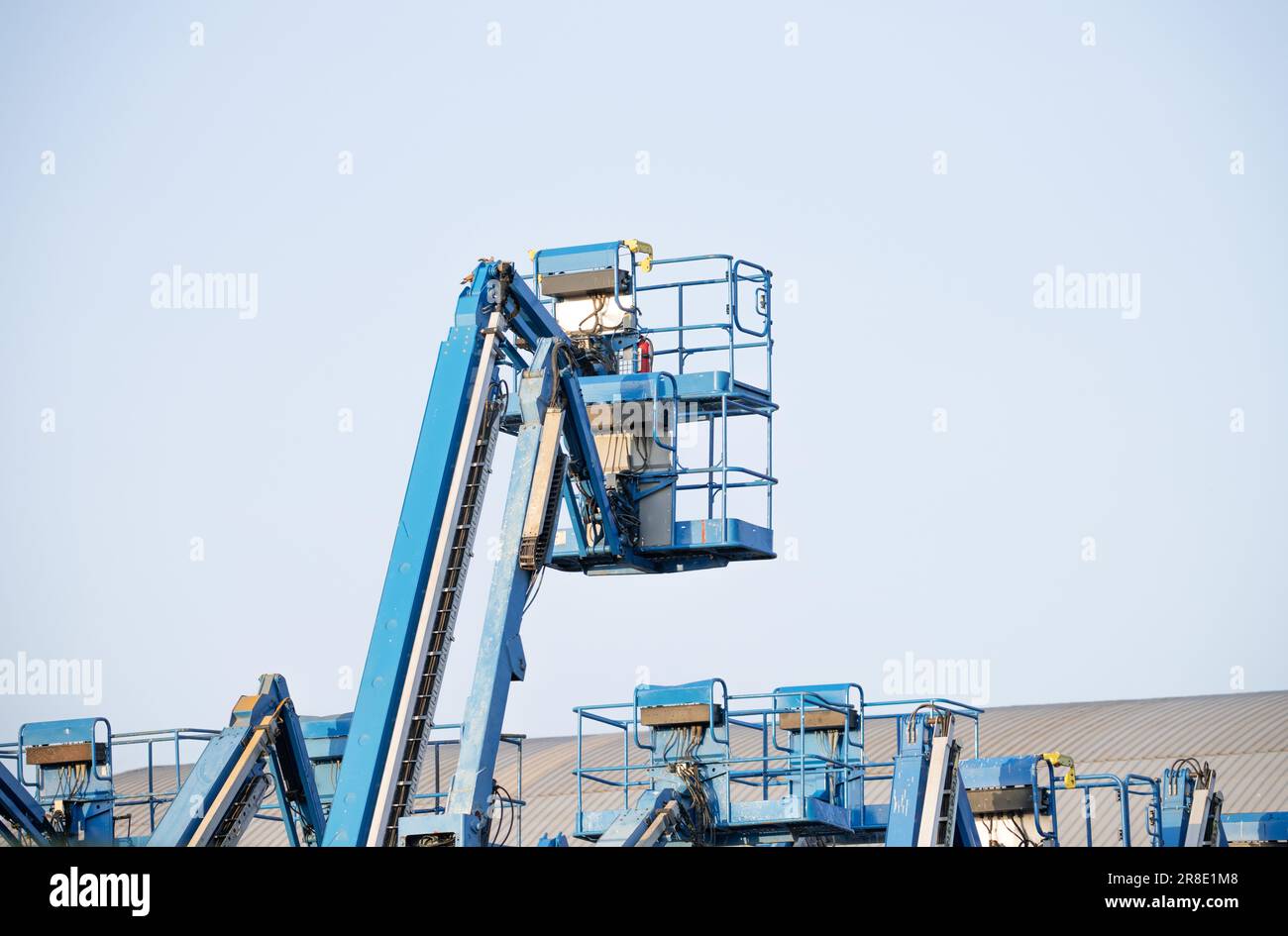 Articulated boom lift. Aerial platform lift. Telescopic boom lift ...