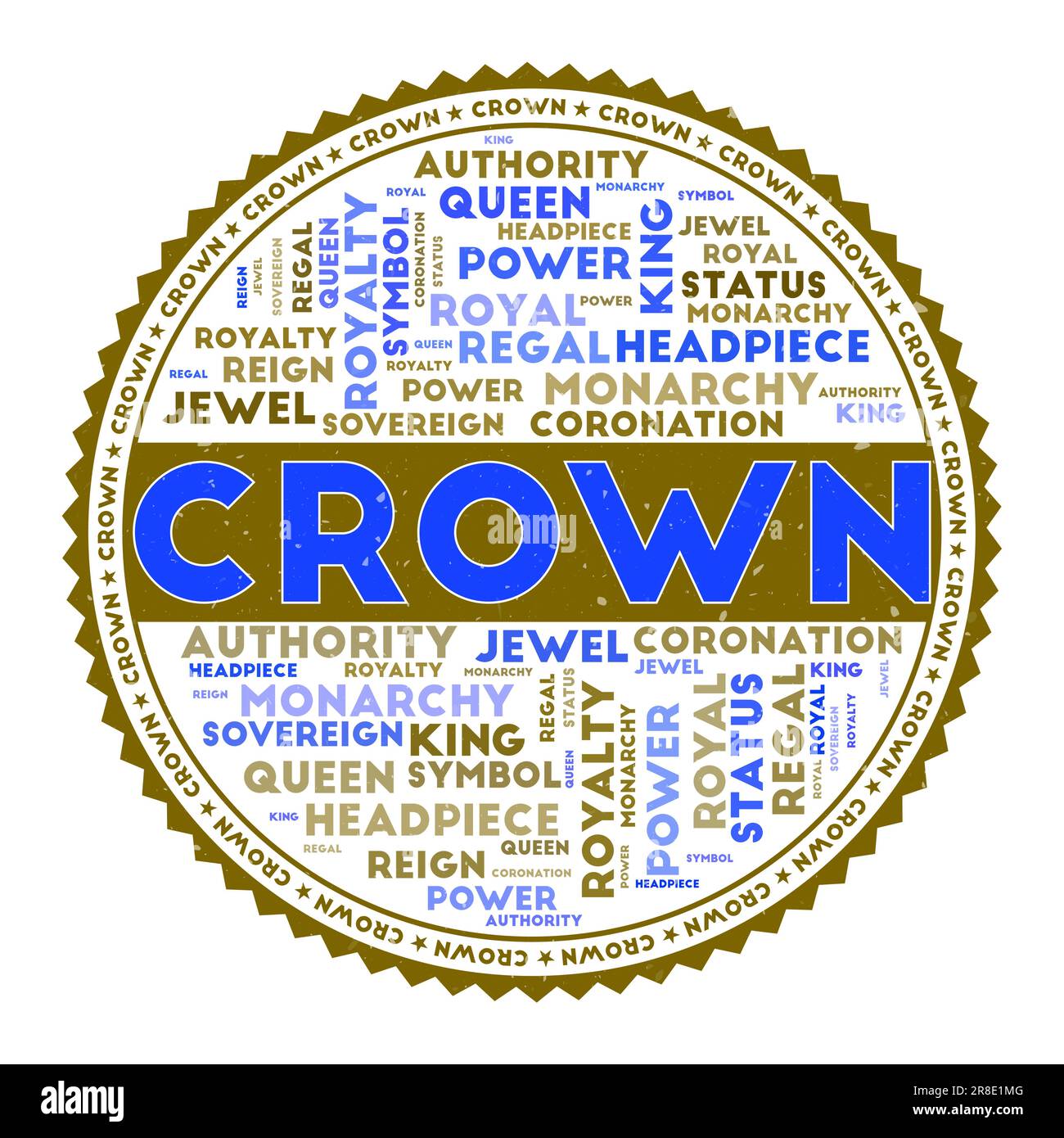 Gold crown concept image Stock Vector Images - Alamy