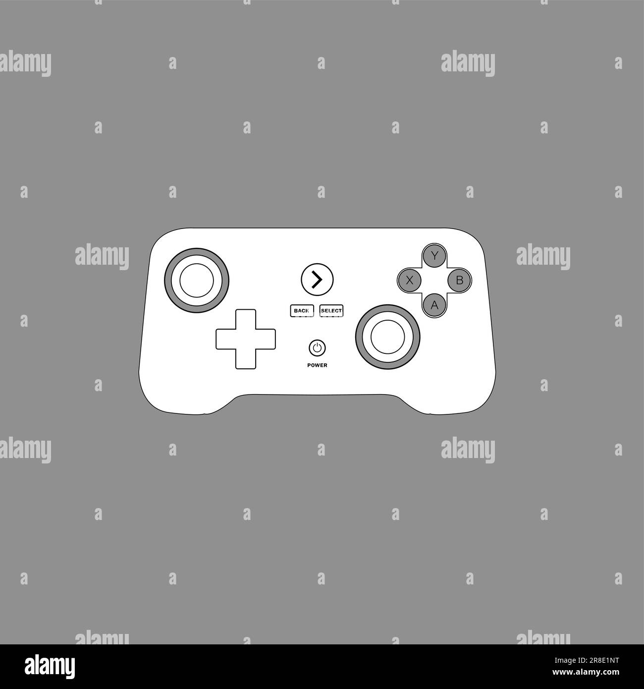 Gamepad Black and White Stock Photos & Images - Alamy
