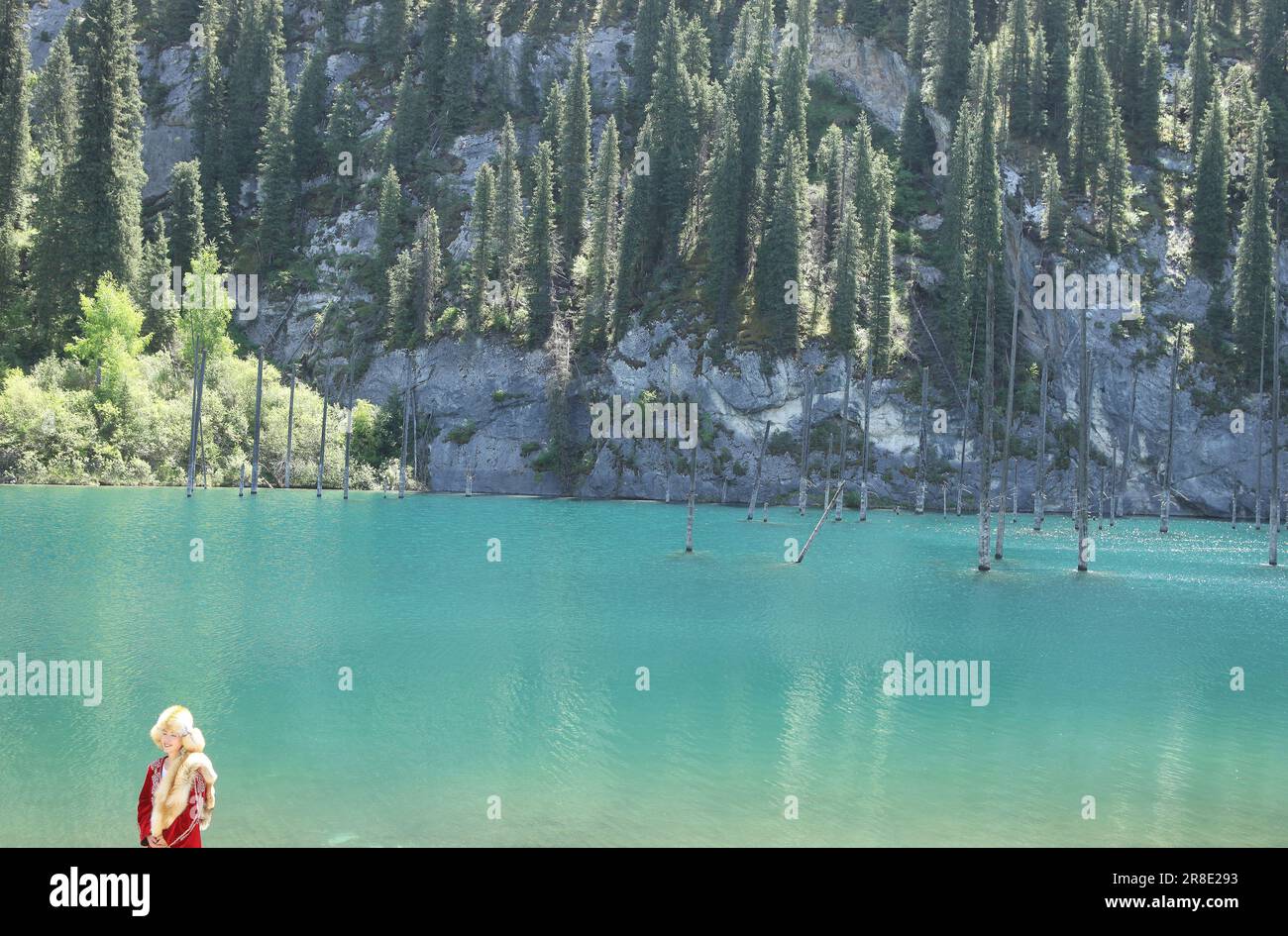 Landscape and People in Almaty, Kazakhstan Stock Photo - Alamy