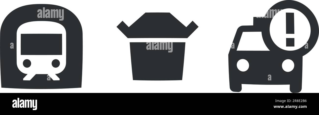 Set Of 3 Icons Maps Modern Thin Line Icons Simple Set Linear Symbols Set Big Ui Icon Set Ui