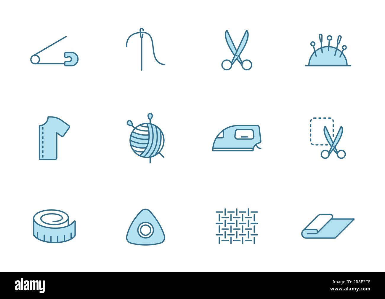 Sewing thread icon outline Stock Vector Images - Alamy