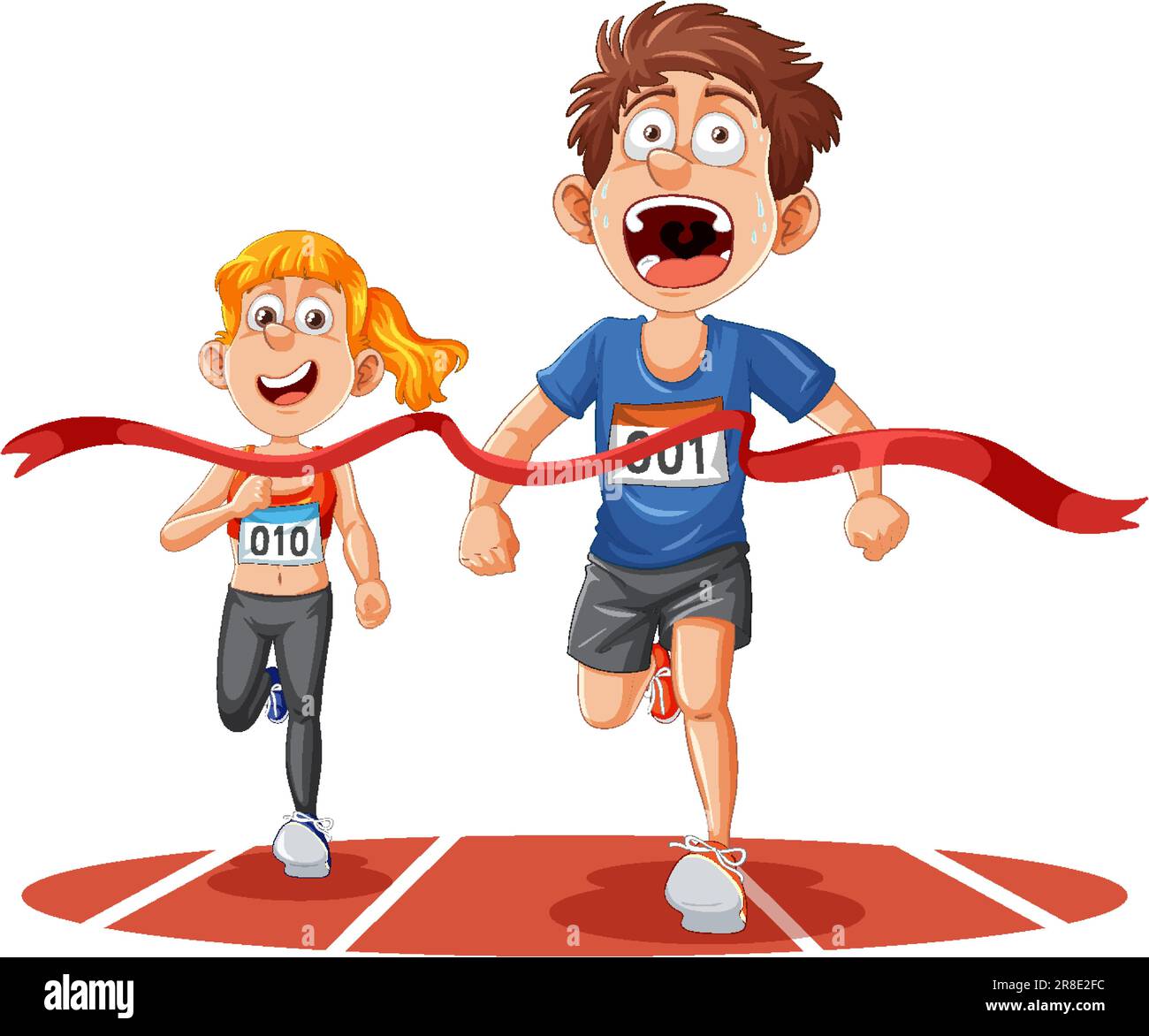 Running Finish Line Clipart