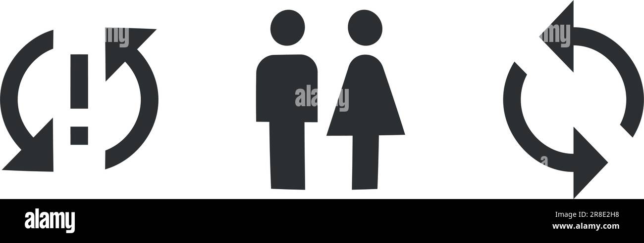 Set of 3 icons Notification. Creative business solutions icon set ...