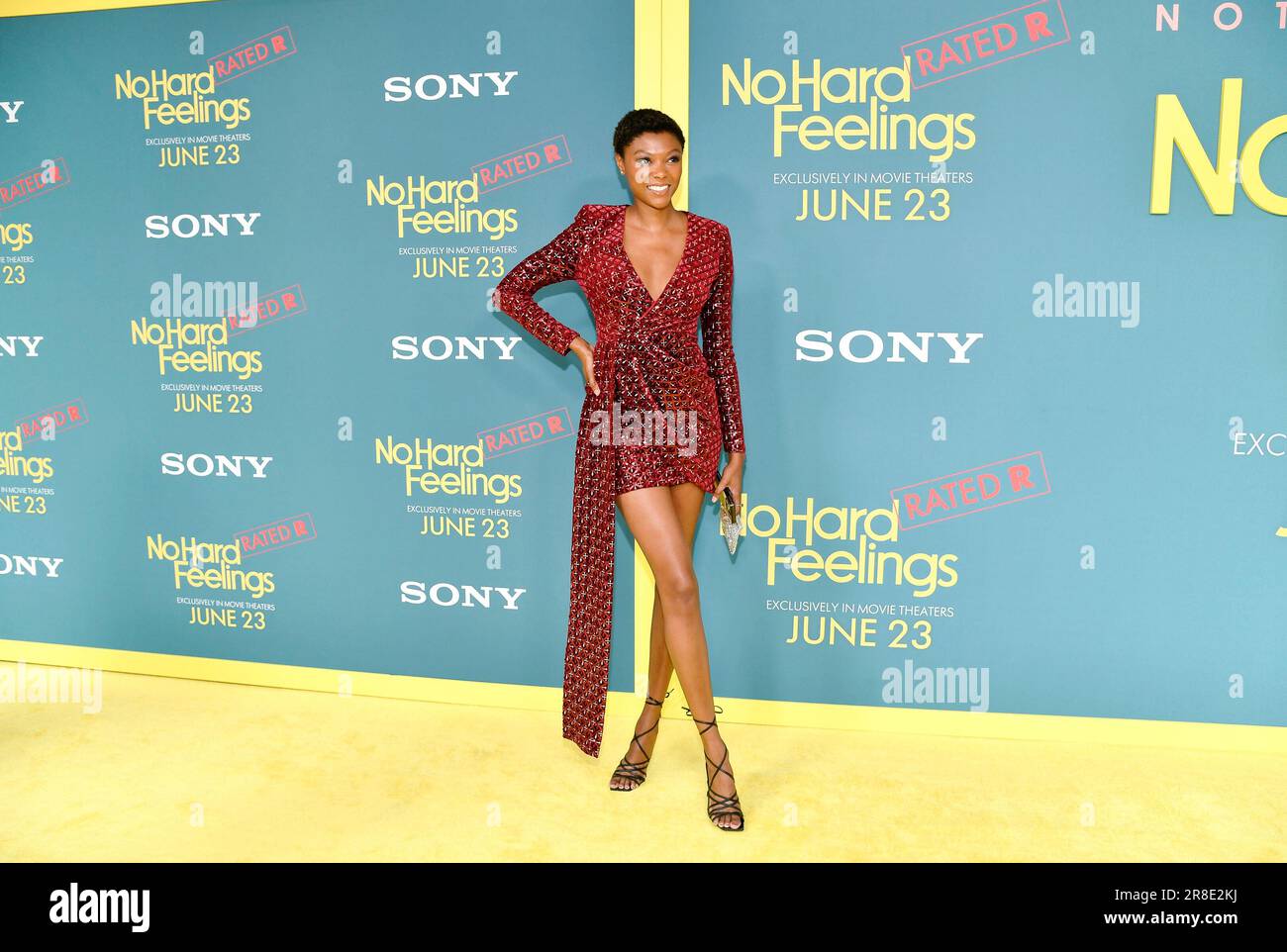 Chelsea Vaughn attends the premiere for "No Hard Feelings" at AMC ...
