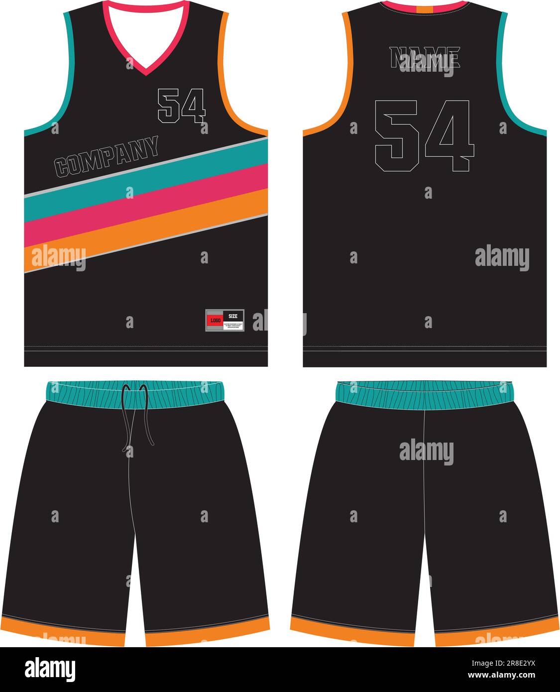 Basketball uniform Custom Design mock ups templates design for ...