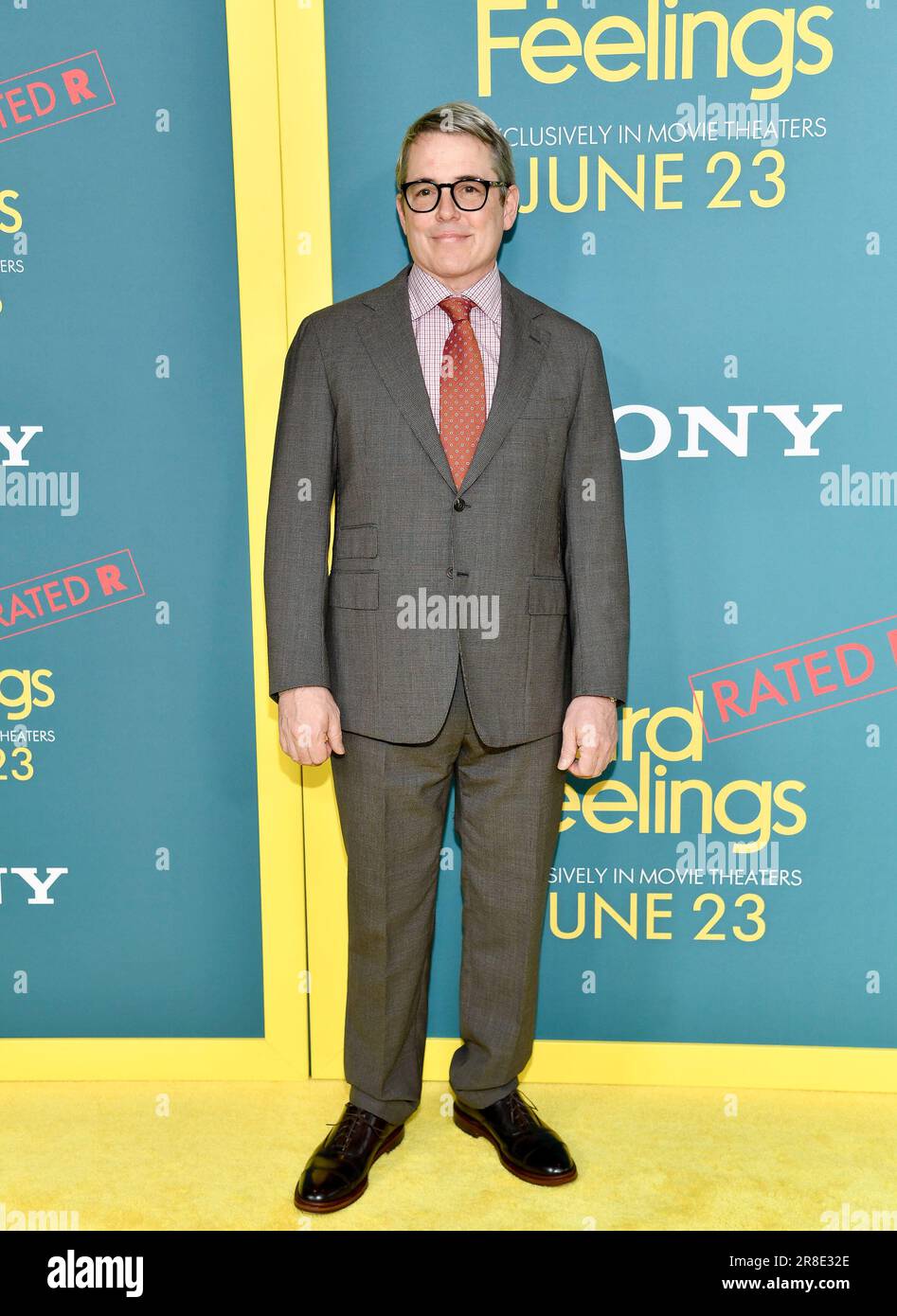 Matthew Broderick attends the premiere for "No Hard Feelings" at AMC ...