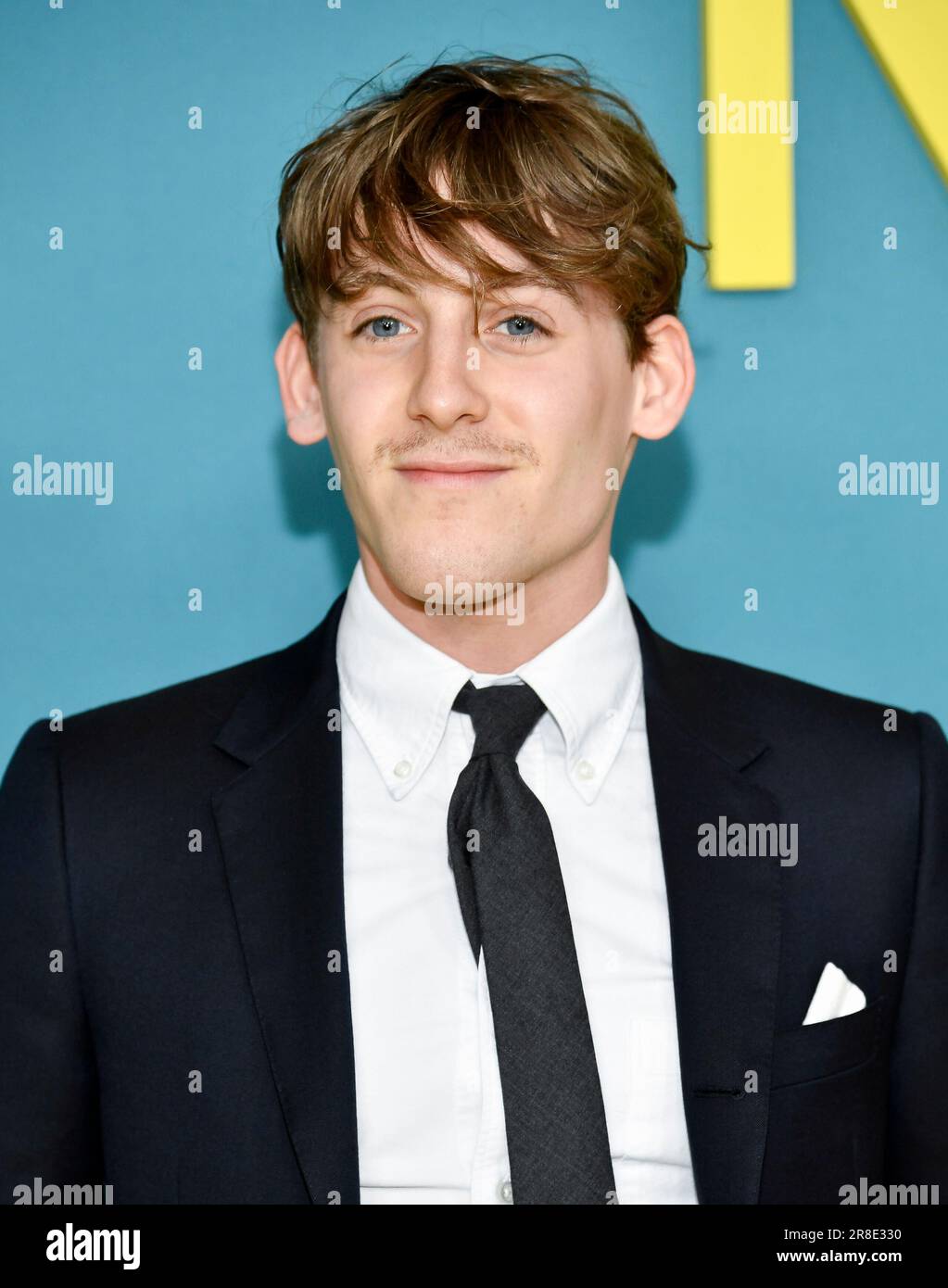 James Wilkie Broderick attends the premiere for "No Hard Feelings" at ...