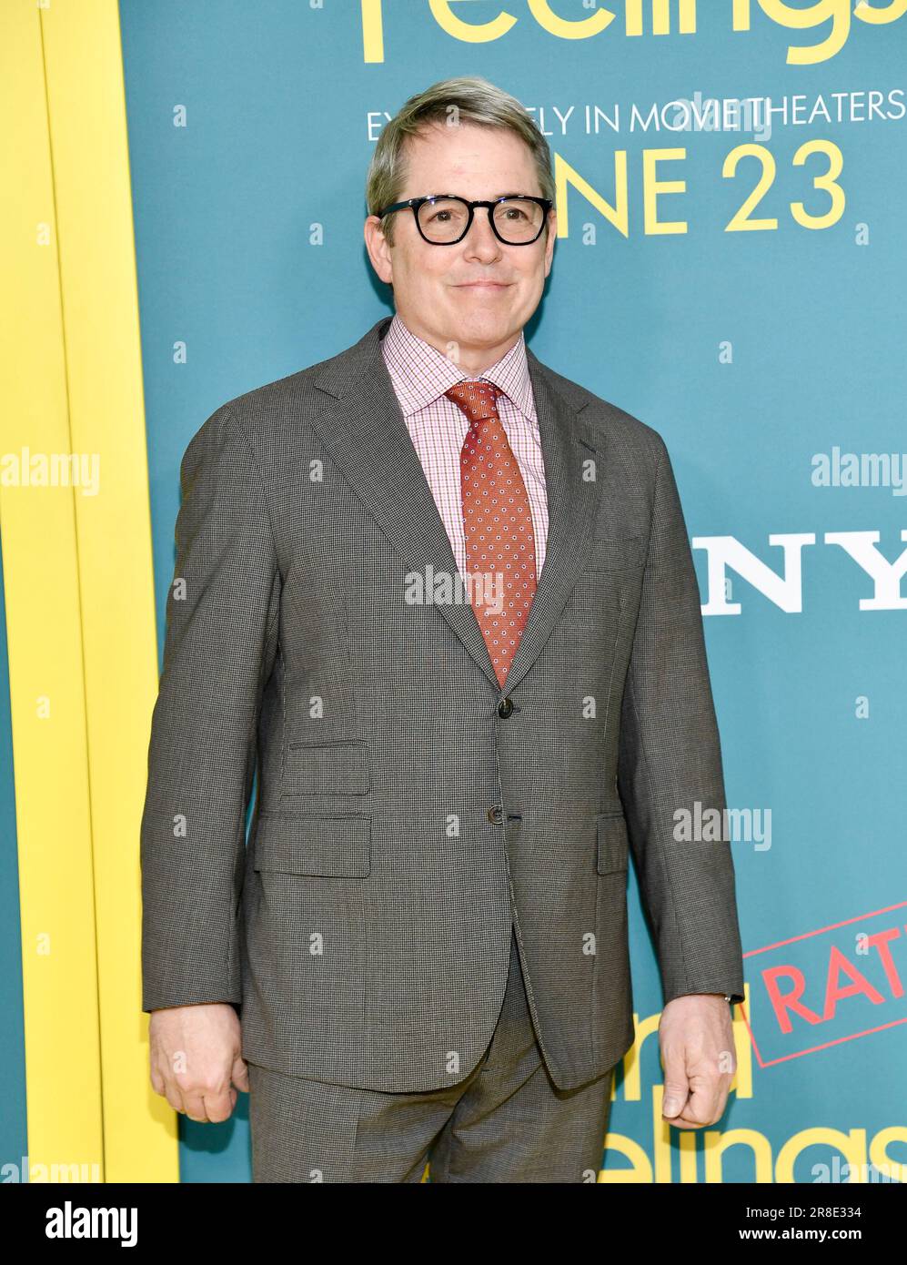 Matthew Broderick attends the premiere for "No Hard Feelings" at AMC ...