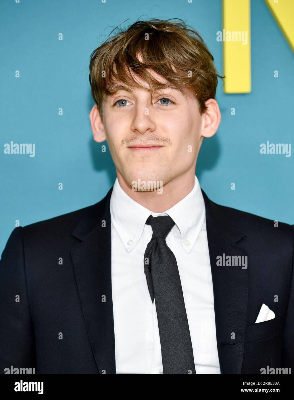 James Wilkie Broderick attends the premiere for "No Hard Feelings" at ...