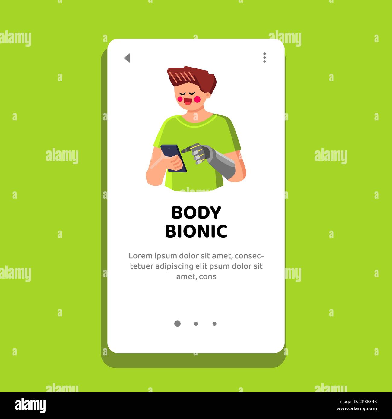 body bionic vector Stock Vector Image & Art - Alamy