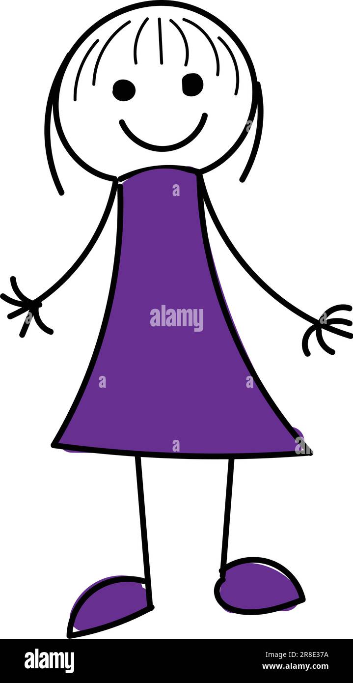 Stickman illustration kids hi-res stock photography and images - Alamy