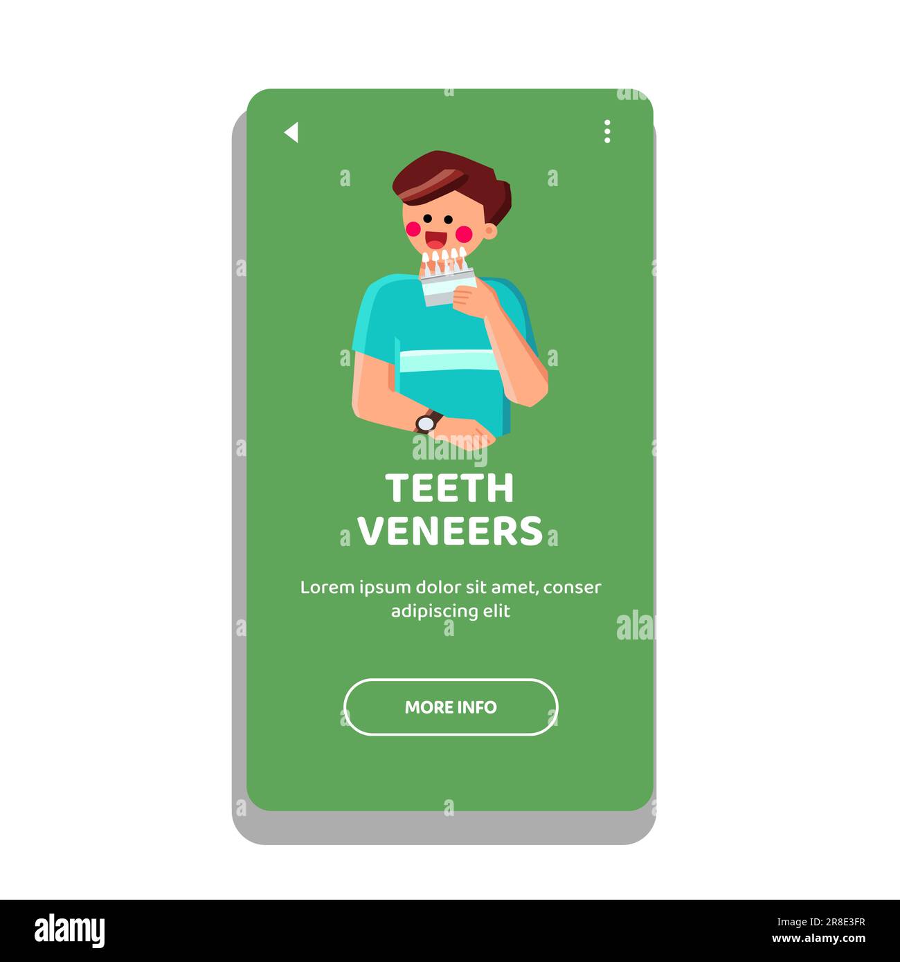 teeth veneers vector Stock Vector Image & Art - Alamy