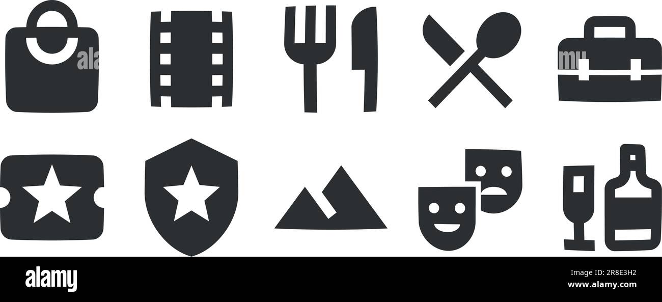 Set of 10 icons Maps. Modern thin line icons. modern trend in the style ...