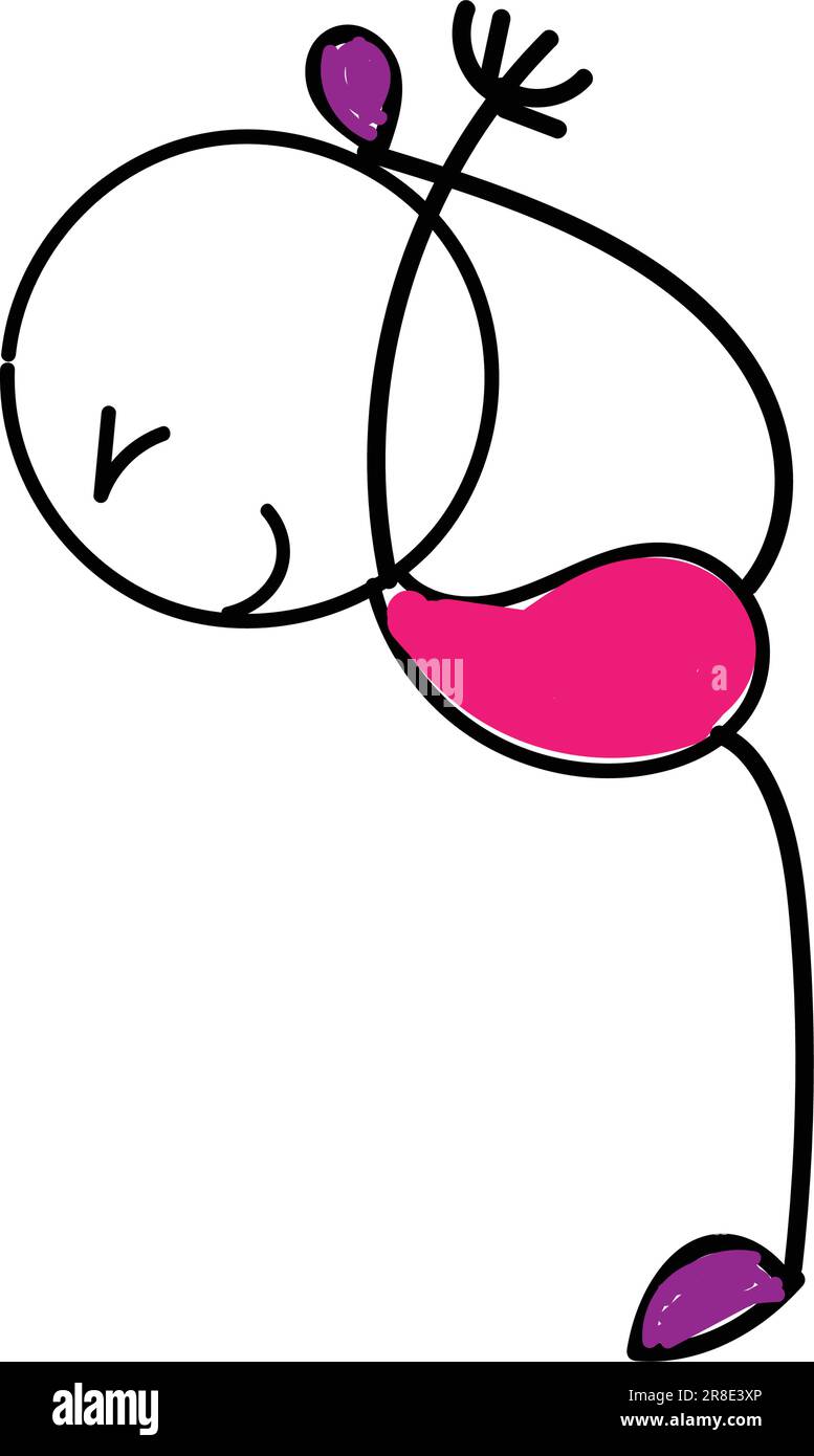 Stickman illustration kids hi-res stock photography and images - Alamy