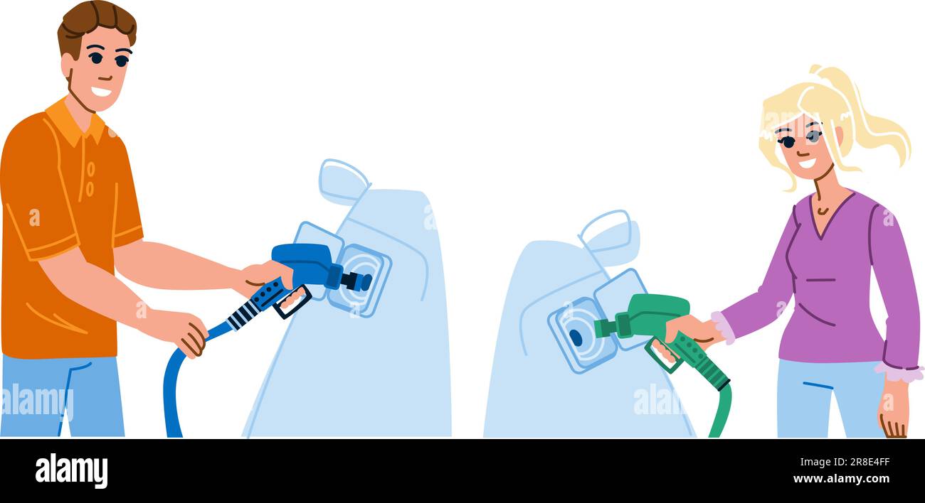 petrol station vector Stock Vector Image & Art - Alamy