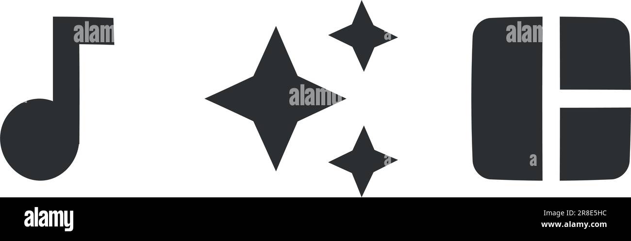 Set of 3 icons Image. Vector illustration of thin line icons. Outline ...