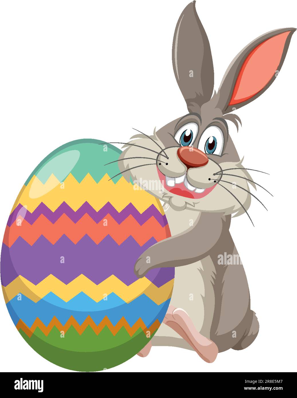 Funny Rabbit Cartoon Character illustration Stock Vector Image & Art ...