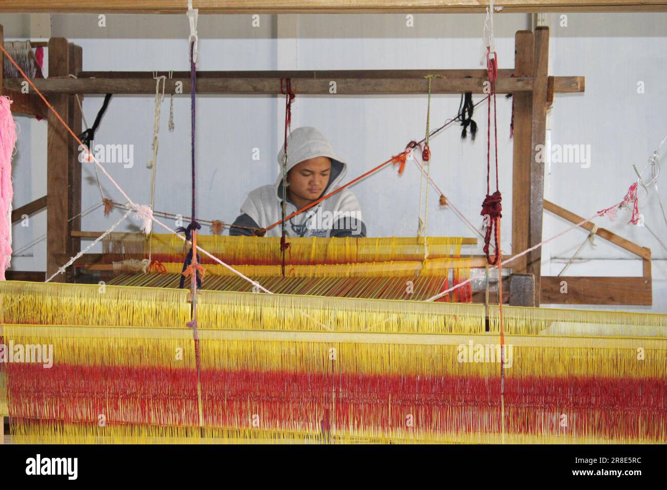 A day in the life of Apatani people in Zero valley Stock Photo - Alamy