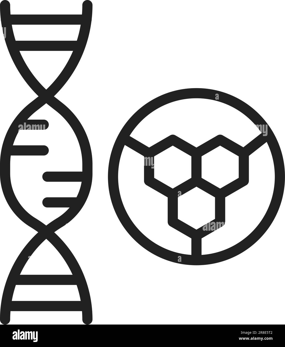 DNA Icon Image Stock Vector Image & Art - Alamy