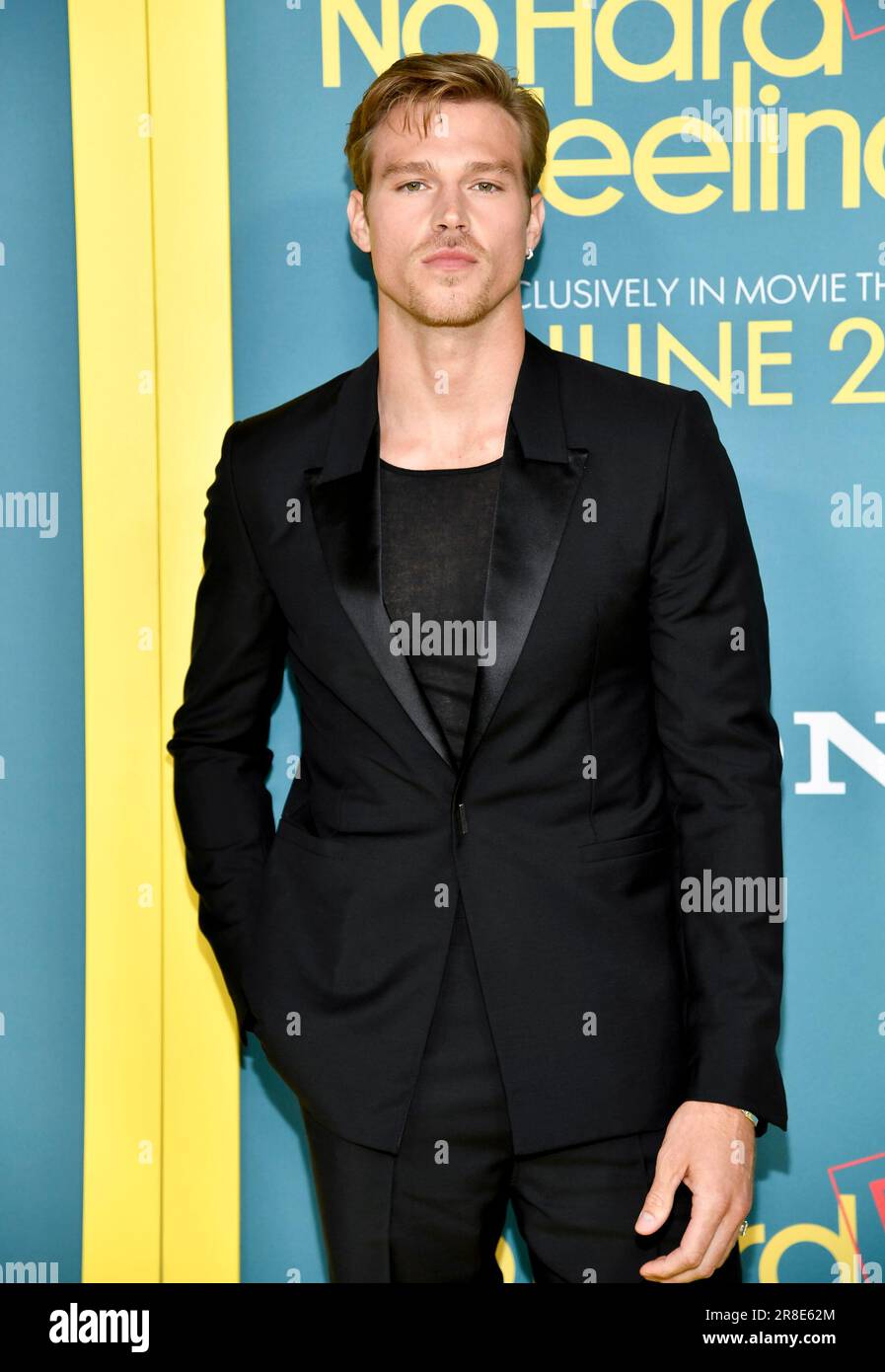Matthew Noszka attends the premiere for "No Hard Feelings" at AMC ...