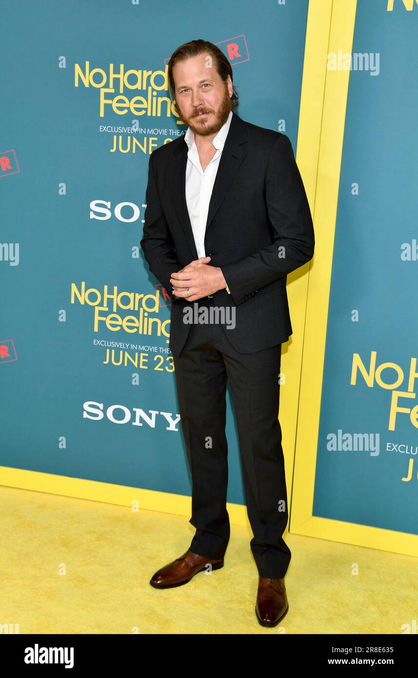 Scott McCarthur attends the premiere for "No Hard Feelings" at AMC ...