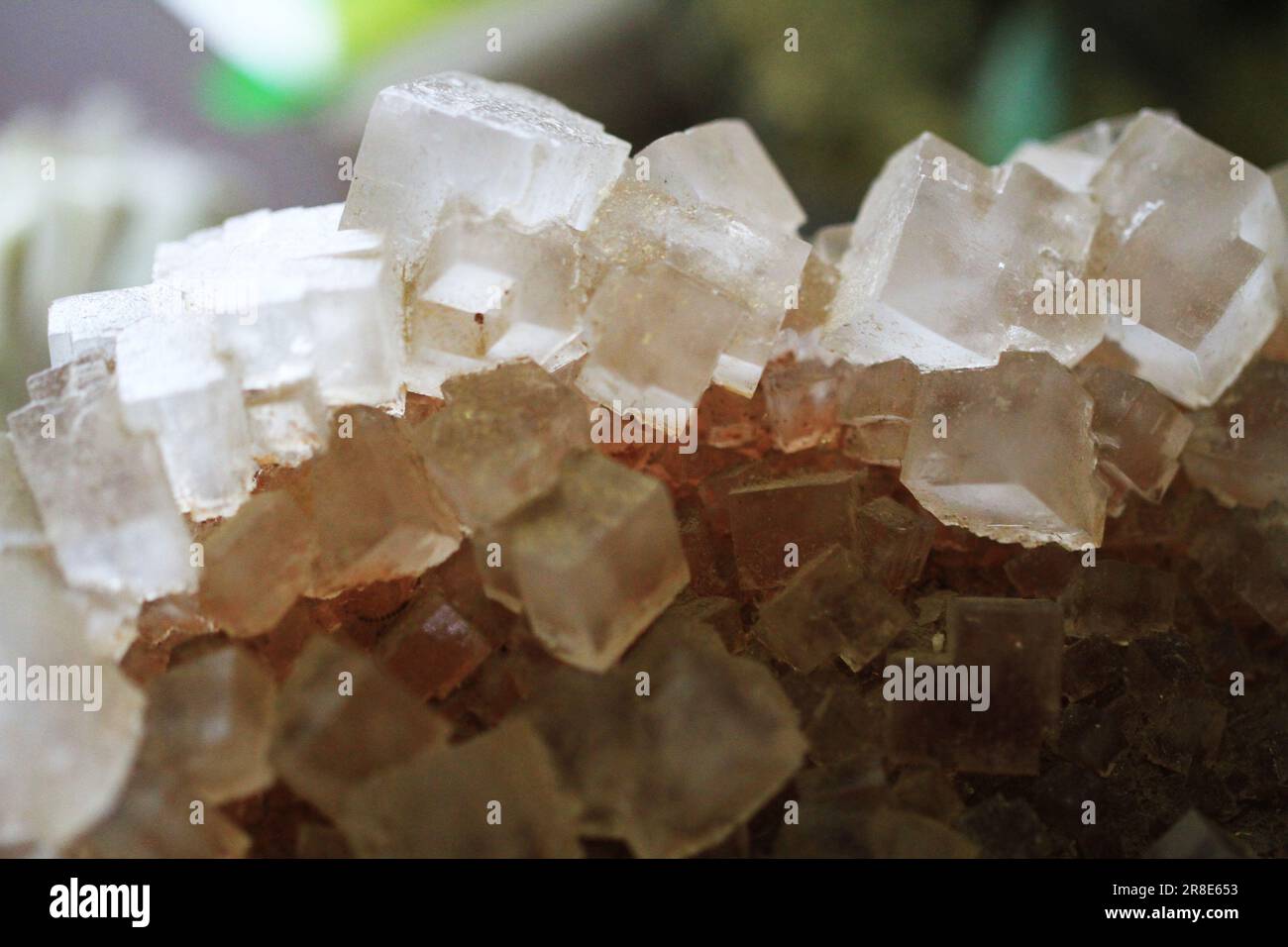 salt natural mineral cubes as very nice background Stock Photo - Alamy