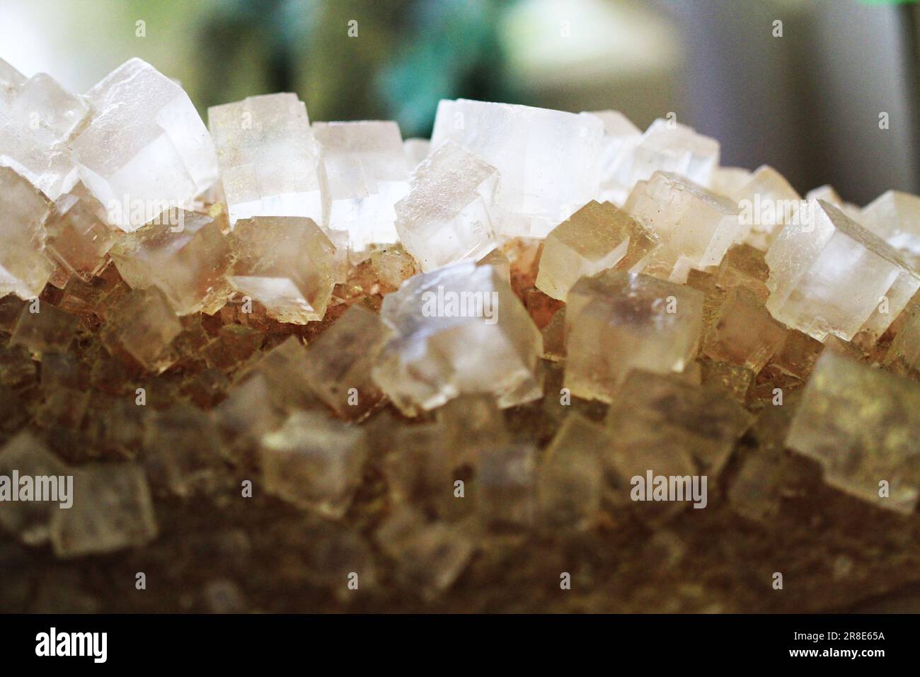 salt natural mineral cubes as very nice background Stock Photo - Alamy