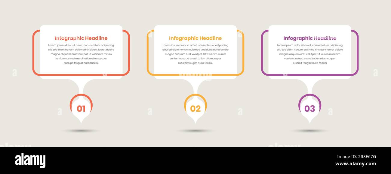 Simple feature overview steps infographic presentation template Stock ... Simple feature overview steps infographic presentation template Stock ...