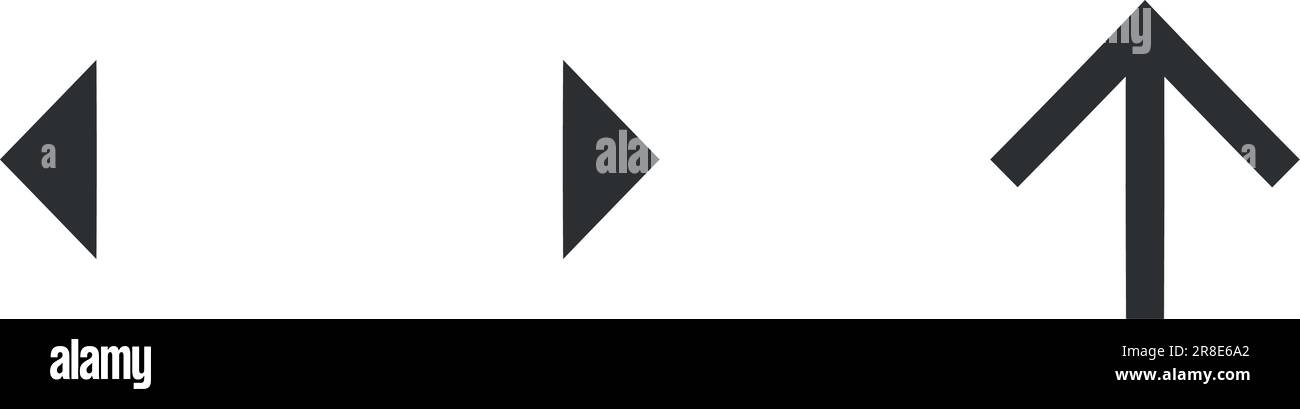 Set of 3 icons Navigation. Line icons collection. Set Quality icon. for ...