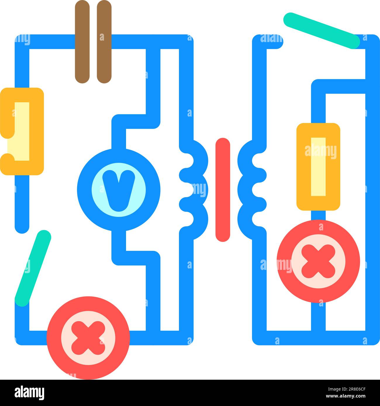 Electronic switchgear Stock Vector Images - Alamy