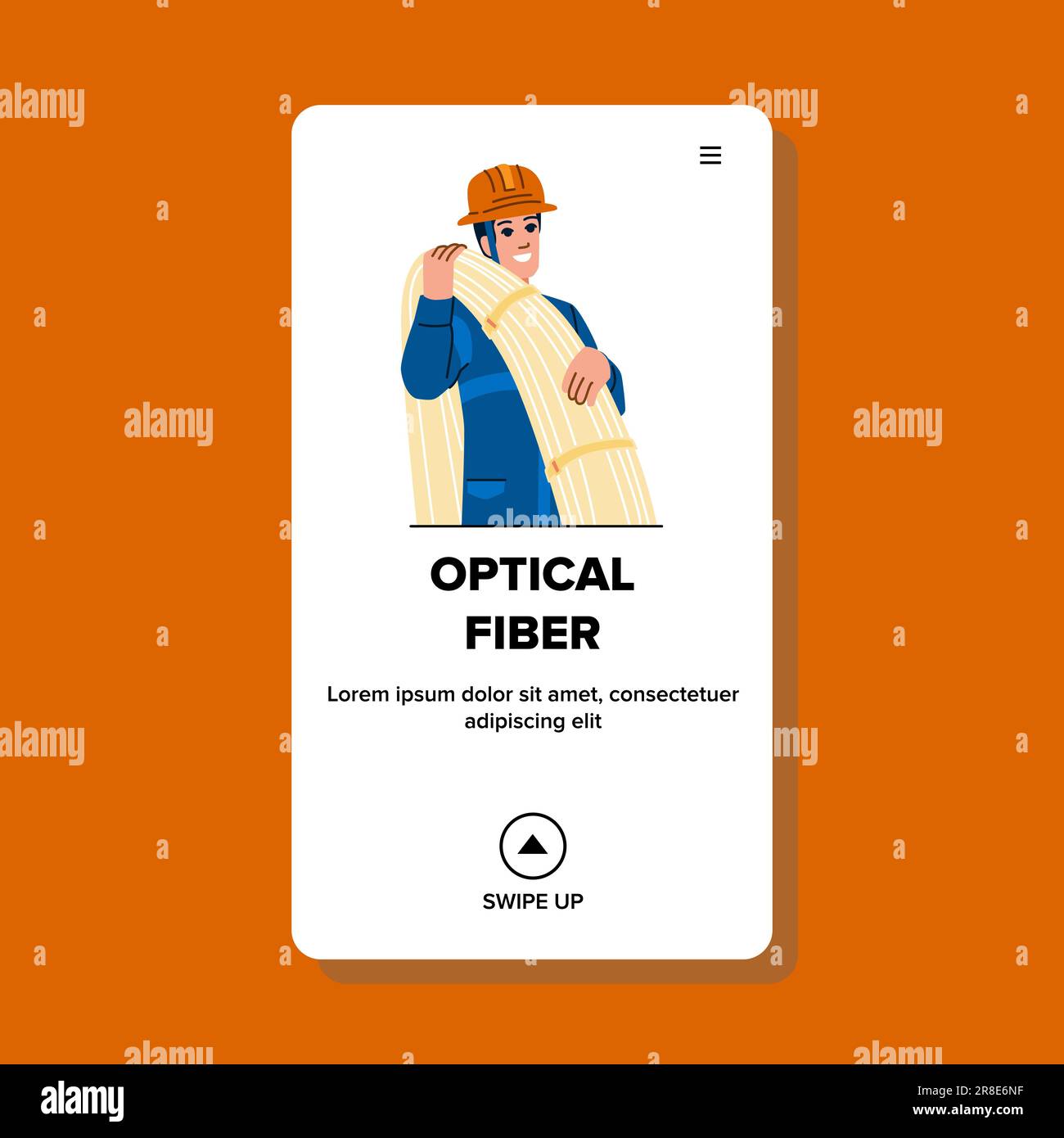 optical fiber vector Stock Vector Image & Art - Alamy