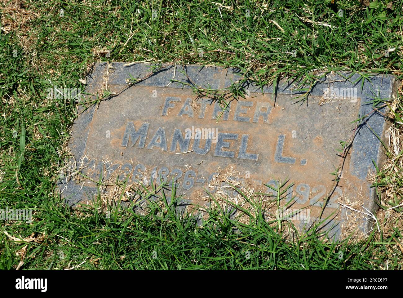 Los Angeles, California, USA 20th June 2023 Actress Myrtle Gonzalez Father Manuel Grave at ...