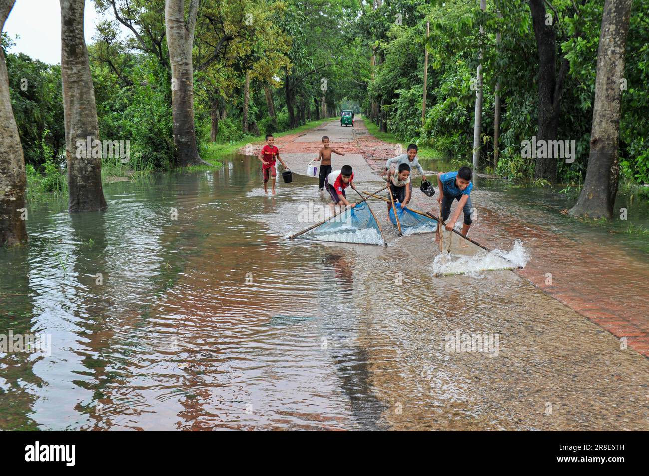 Due to continuous rains and hill slopes, the water level of rivers and ...