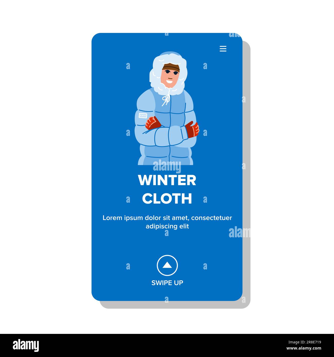 winter cloth vector Stock Vector Image & Art - Alamy