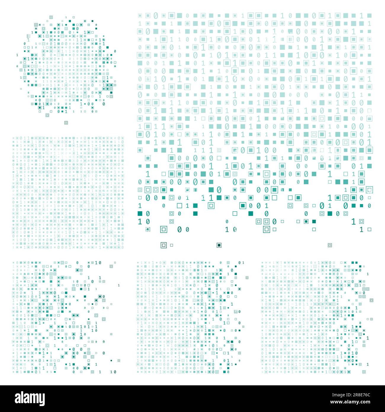 Tech background. Teal color theme backgrounds. Gradient geometric ...