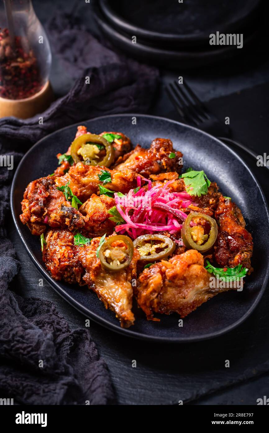 Fried wing root hi-res stock photography and images - Alamy