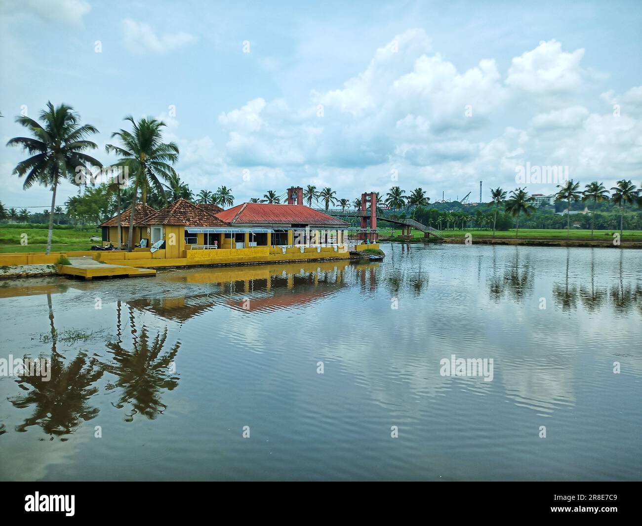 Backwaters scenery kerala hi-res stock photography and images - Alamy