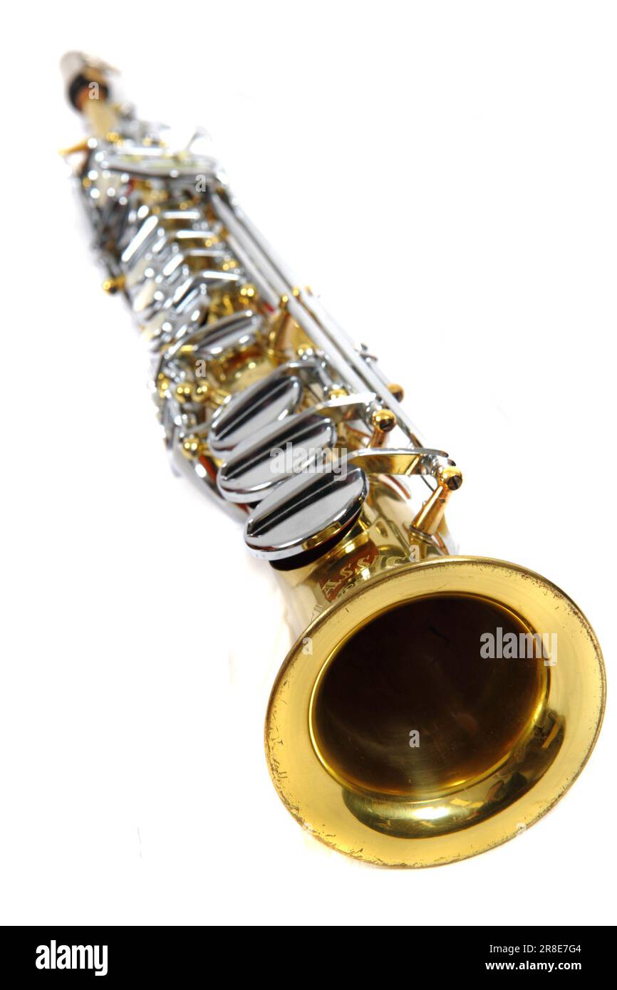 clarinet music instrument isolated on the white background Stock Photo ...