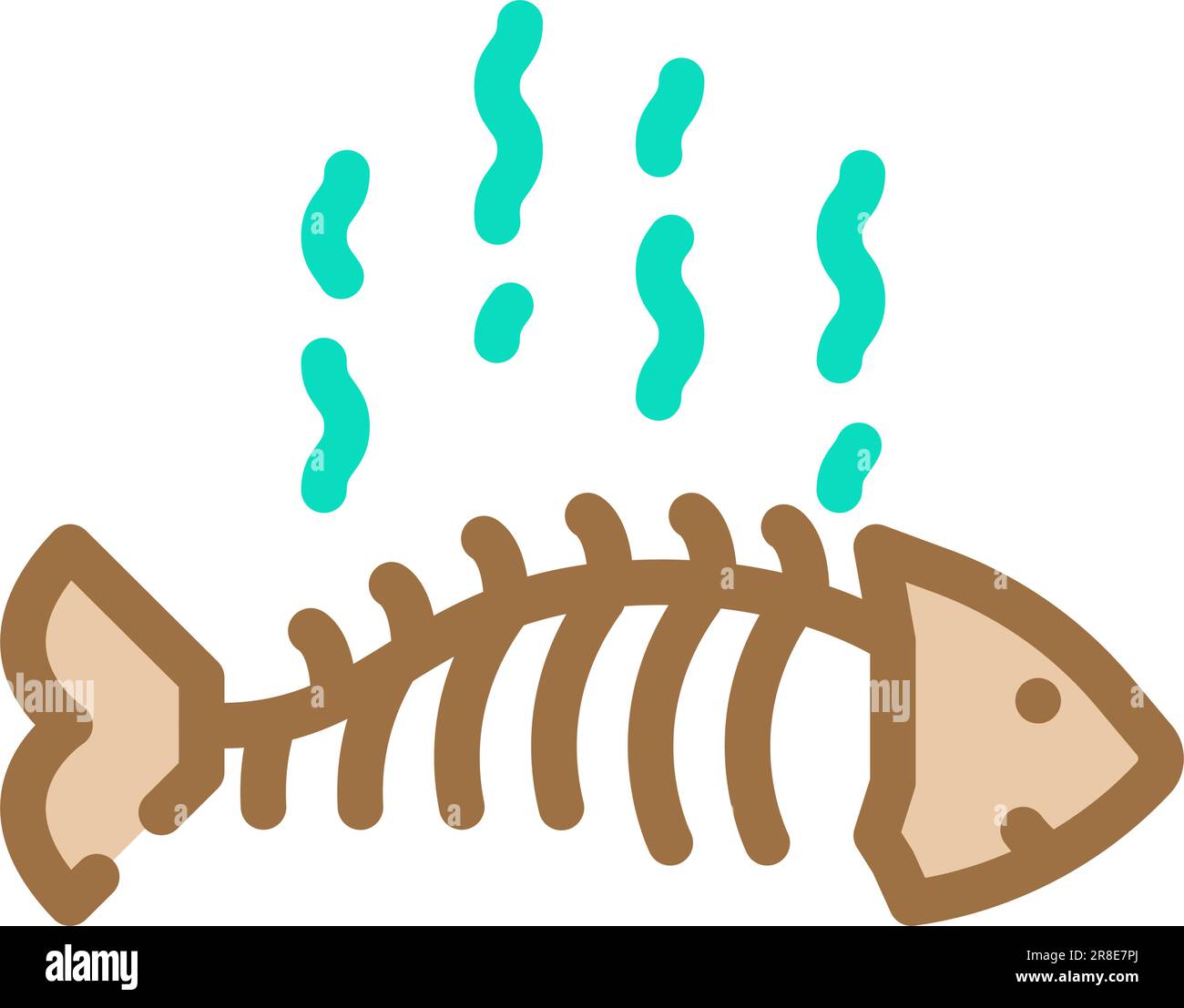 stench smell color icon vector illustration Stock Vector Image & Art ...