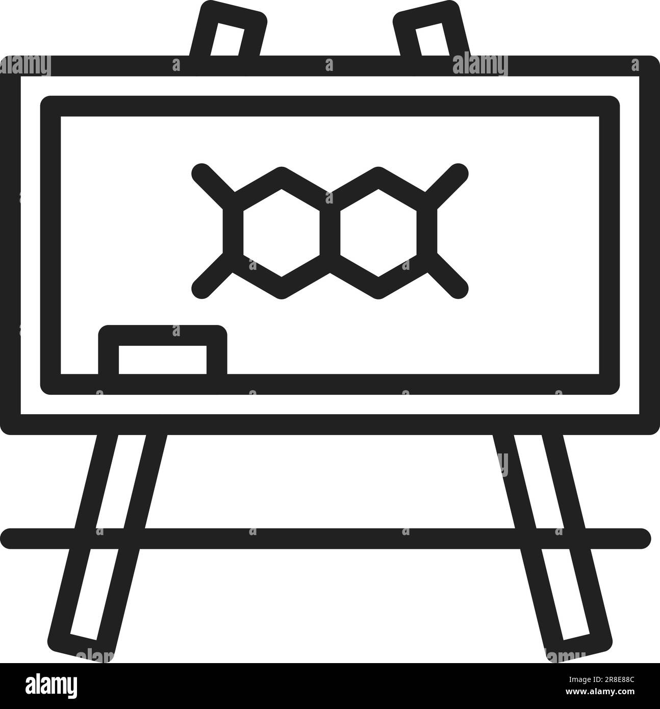 Blackboard Icon Image Stock Vector Image & Art - Alamy