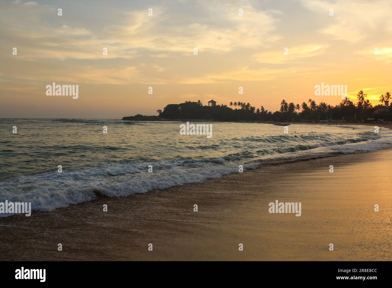 Beautiful Tropical Beach In Sri Lanka. Sri Lanka Is Endowed With Over A ...