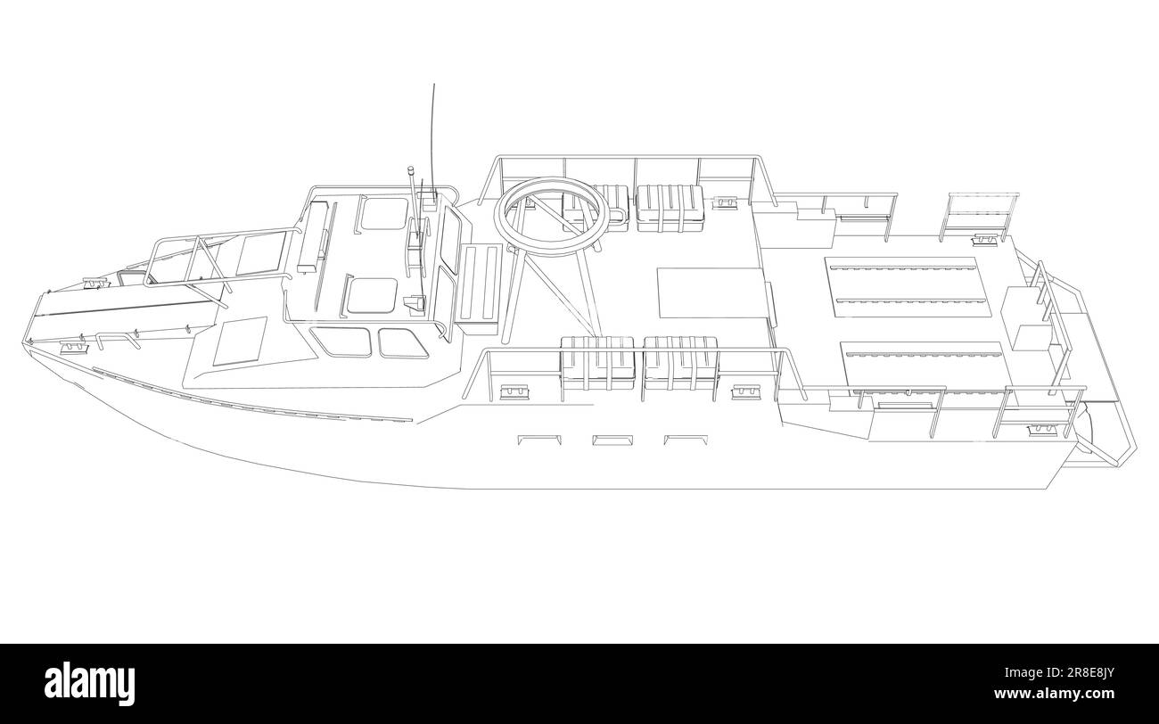 Warship icon outline. Military ships and naval vessels. isolated vector ...