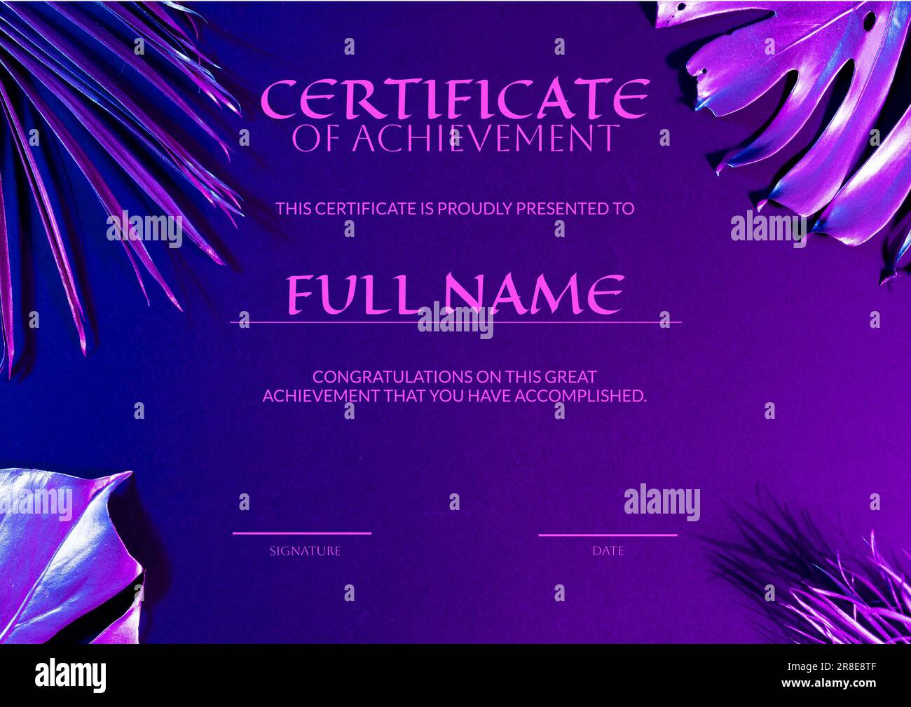 Certificate of achievement, this certificate is proudly presented to ...