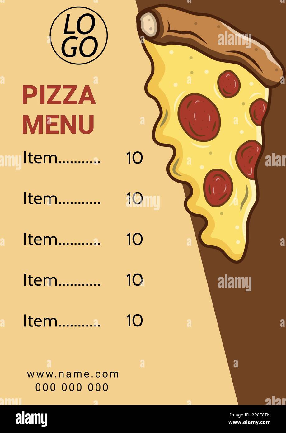Pizza Menu Background
